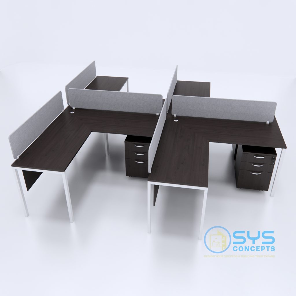 Shared Workstation Desking System – 005A Layout
